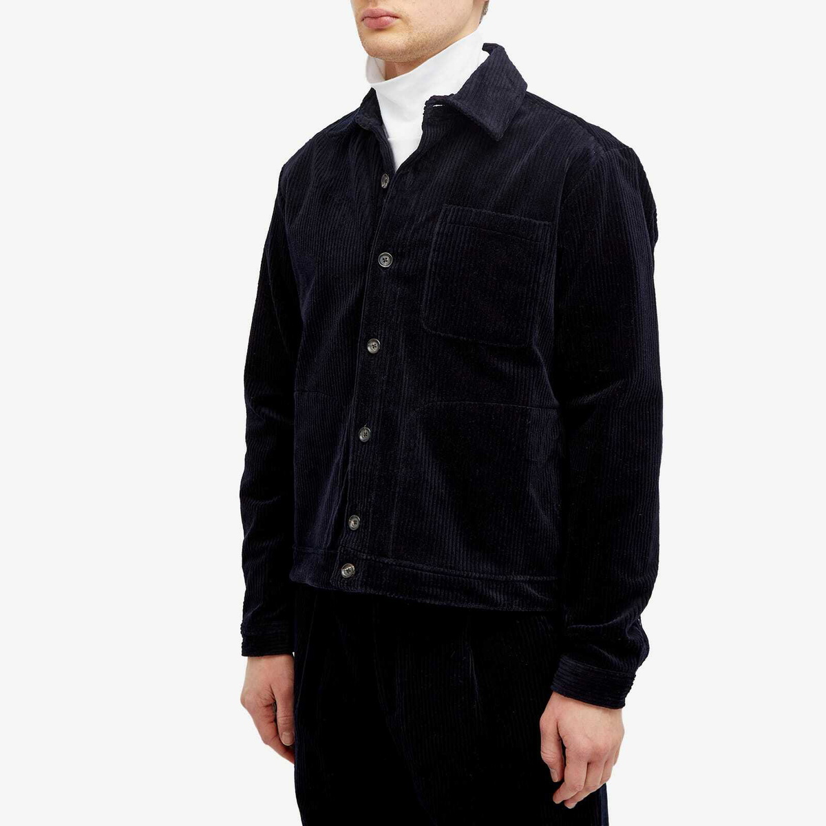 Oliver Spencer Men's Milford Cord Jacket in Navy Oliver Spencer