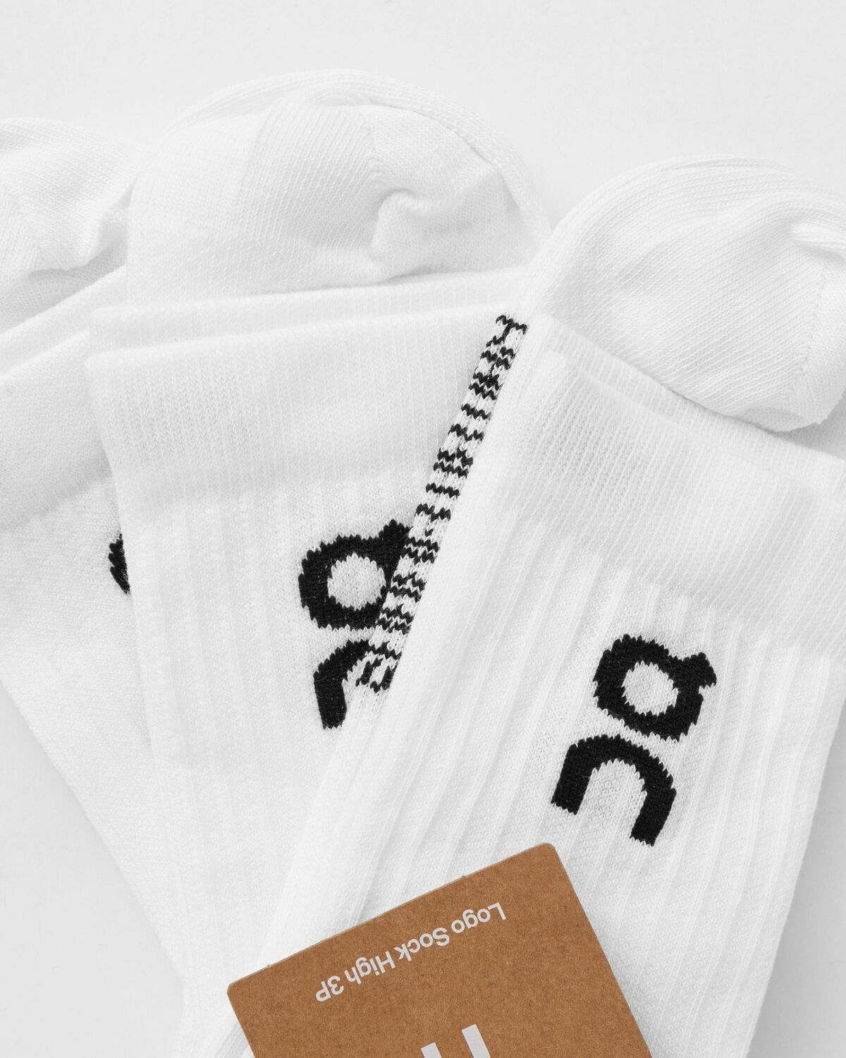 ON Logo Sock High 3P White Men On