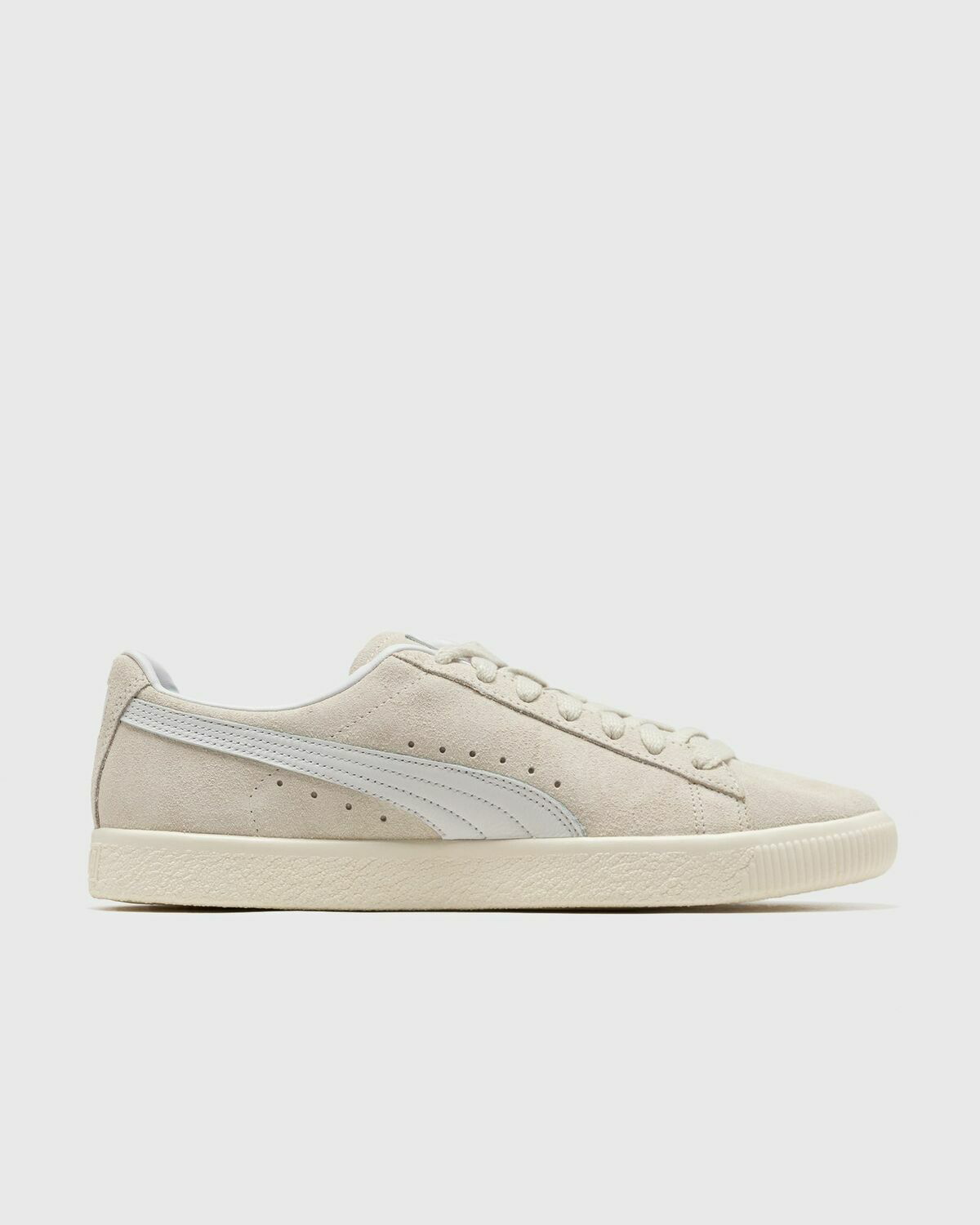 Puma Clyde Prm White|Beige Lowtop Puma