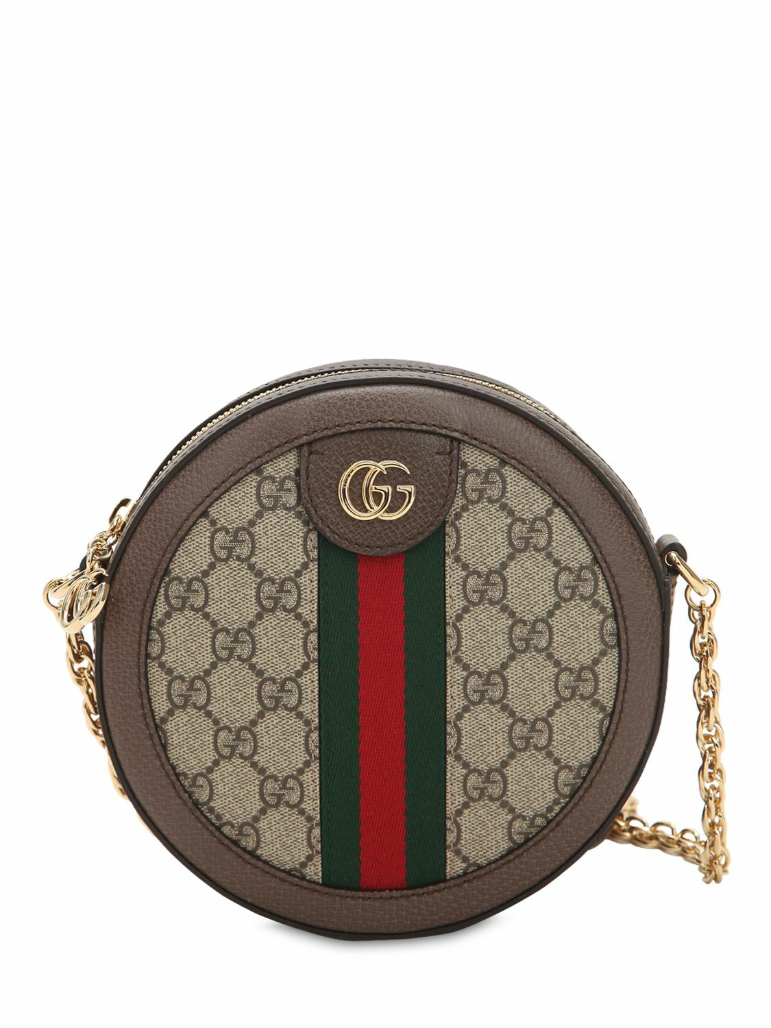 GUCCI - Mini Ophidia Gg Supreme Round Bag Gucci