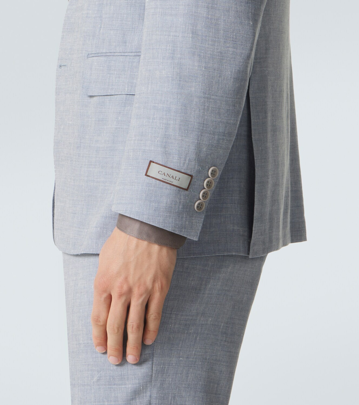 Canali Linen and wool suit Canali