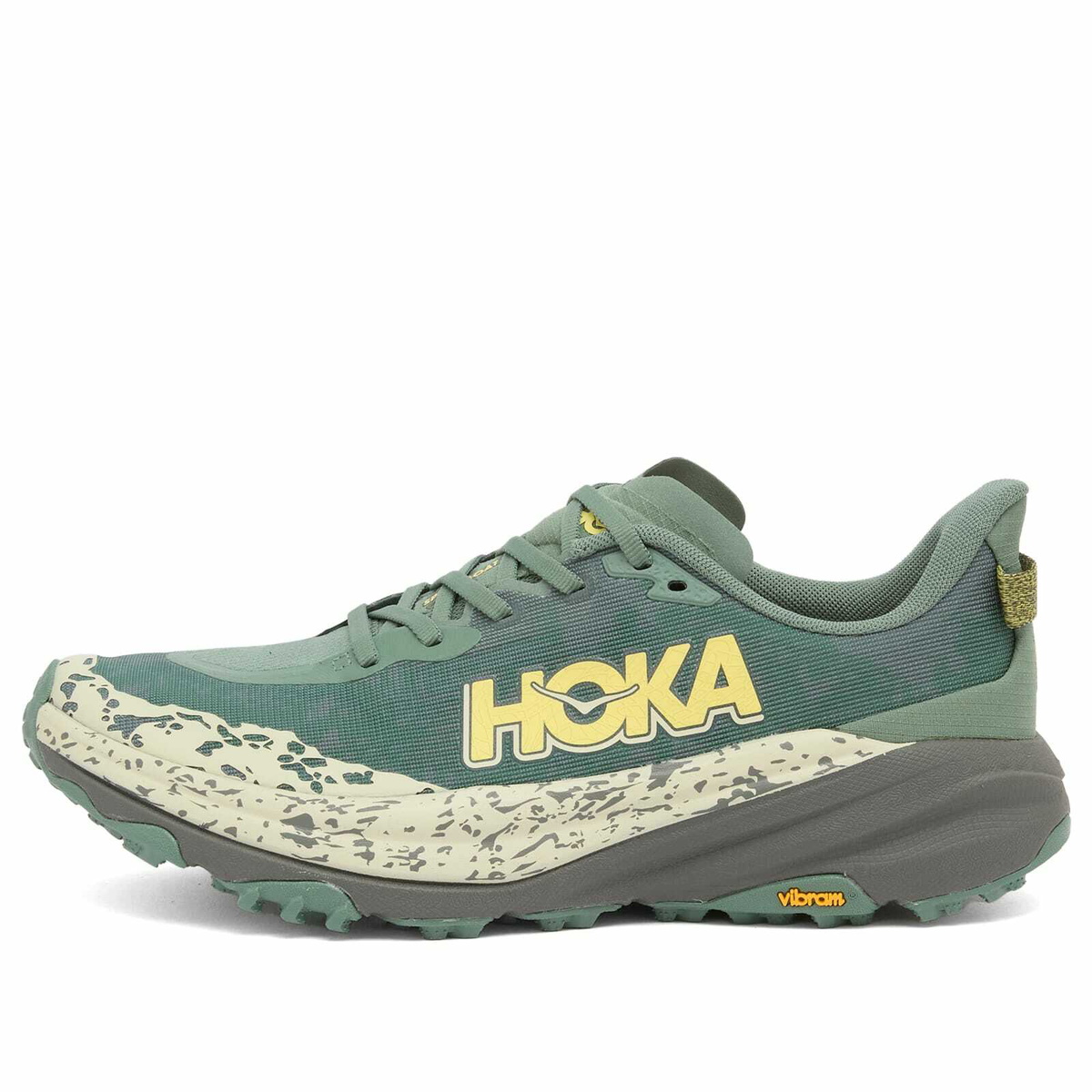 HOKA ONE ONE M Speedgoat 6 Sneaker in Fern/Asphalt Grey Hoka One One