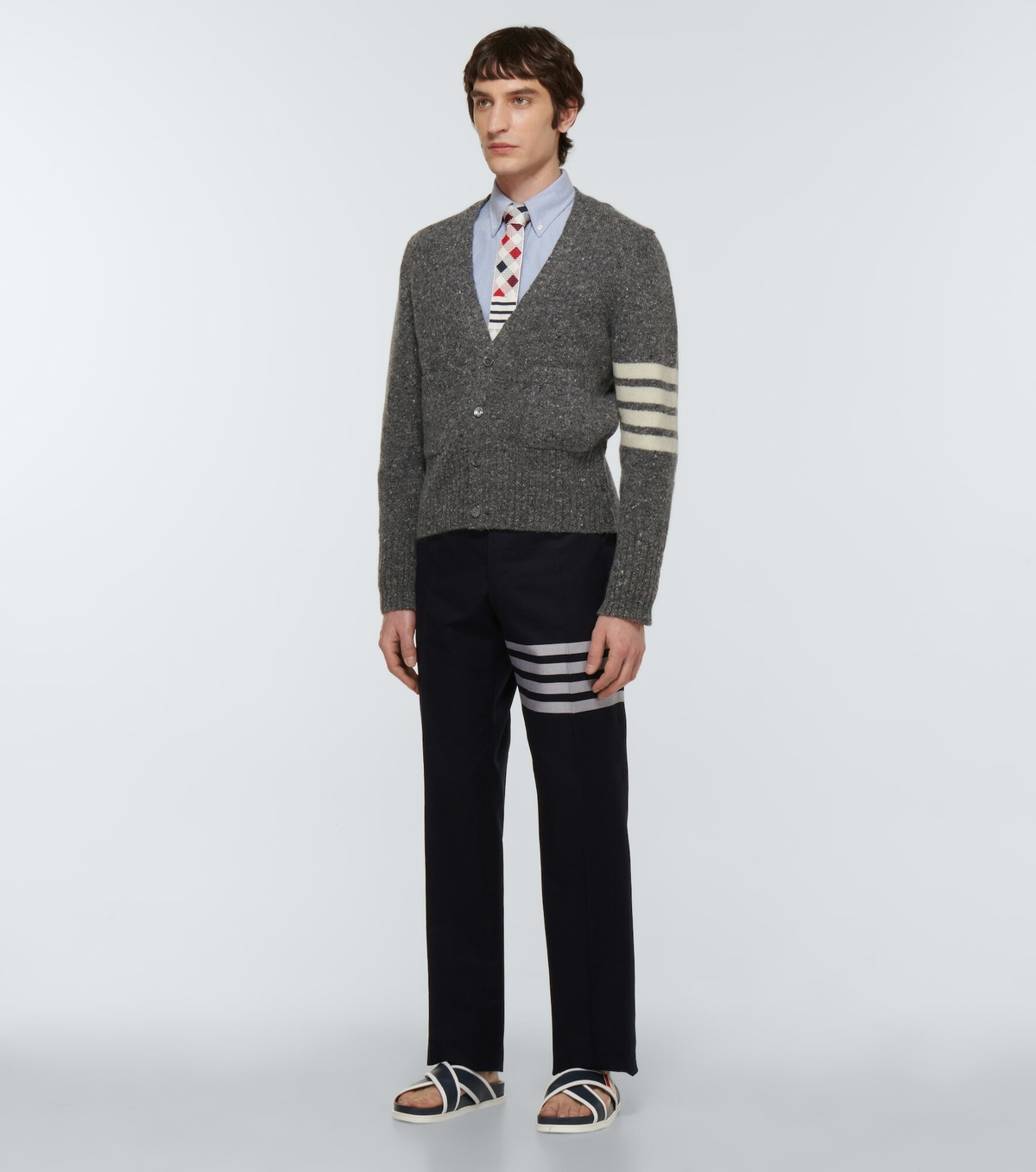 Thom Browne - Criss-cross leather sandals Thom Browne