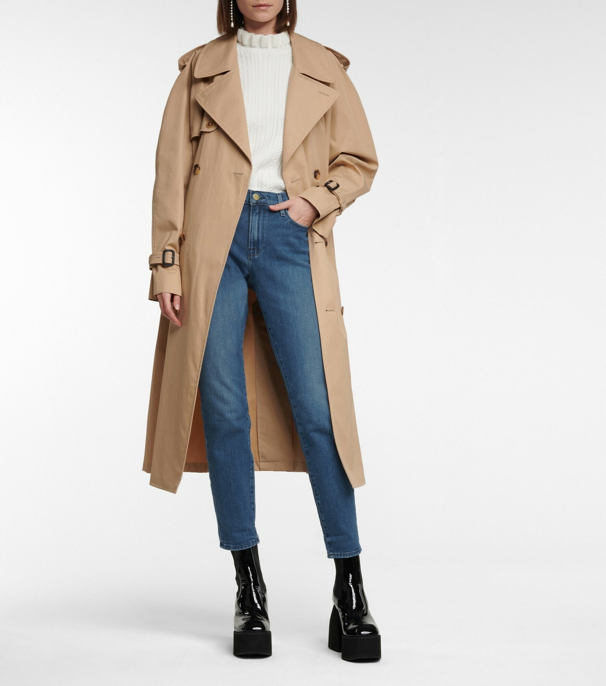 Frame - Le Garçon mid-rise skinny jeans Frame Denim