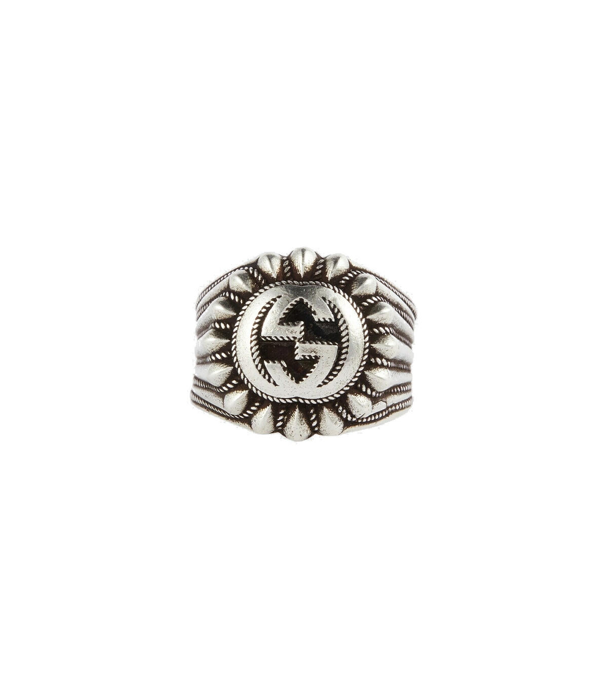 Gucci - Interlocking G sterling silver ring Gucci