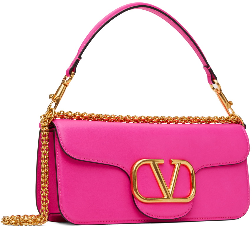 Valentino Garavani Pink Locò Shoulder Bag Valentino Garavani