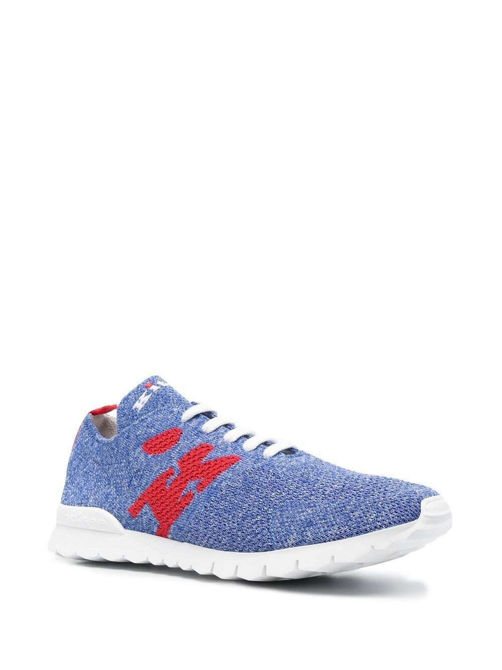 KITON - Logo Knitted Sneakers Kiton