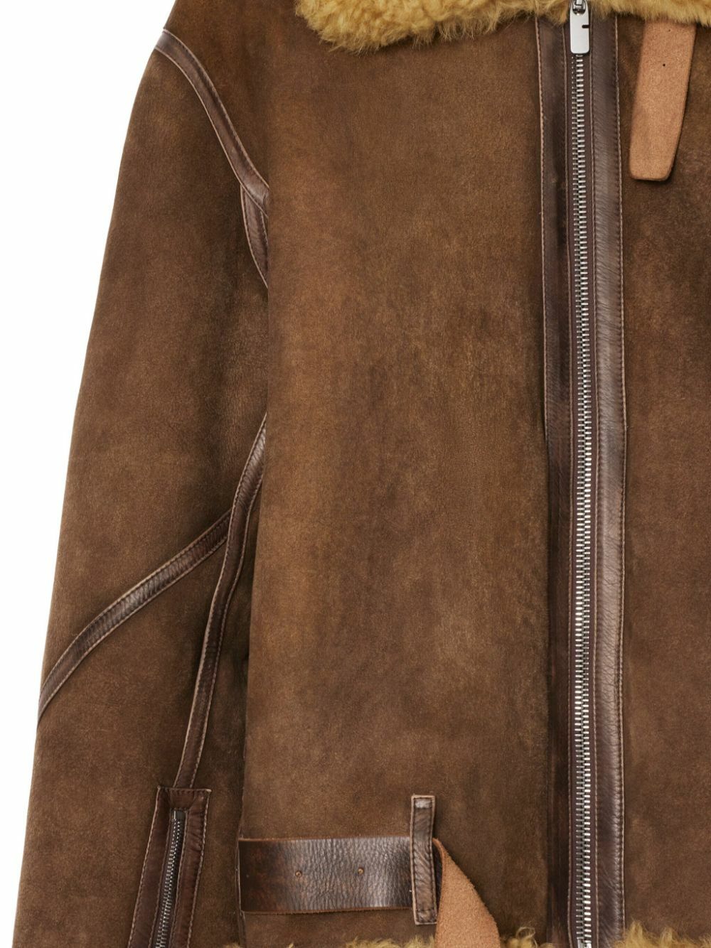 Burberry Shearling Aviator Jacket Burberry