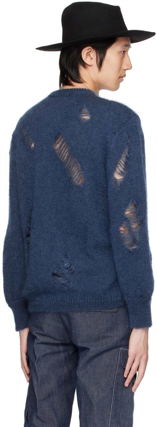 paria /FARZANEH Blue Spider Sweater Paria Farzaneh