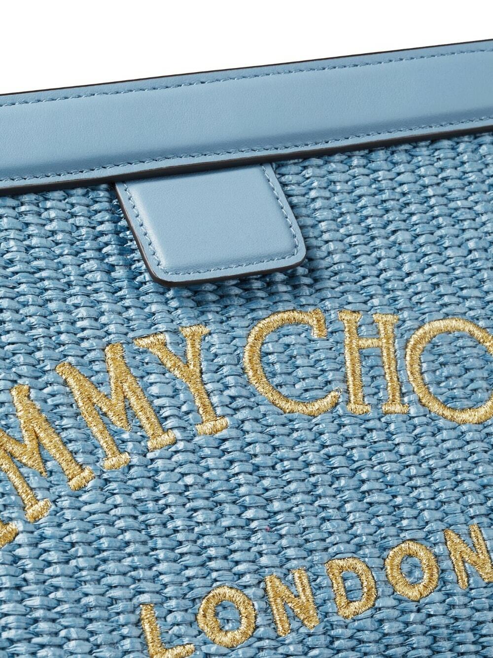 JIMMY CHOO - Avenue Raffia Clutch Bag Jimmy Choo