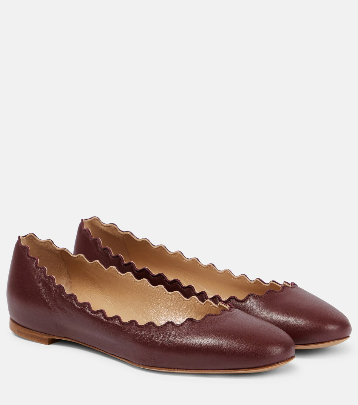 Chloé Lauren leather ballet flats Chloe