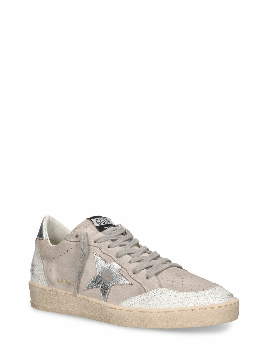 GOLDEN GOOSE Lvr Exclusive Ballstar Suede Sneakers Golden Goose Deluxe ...