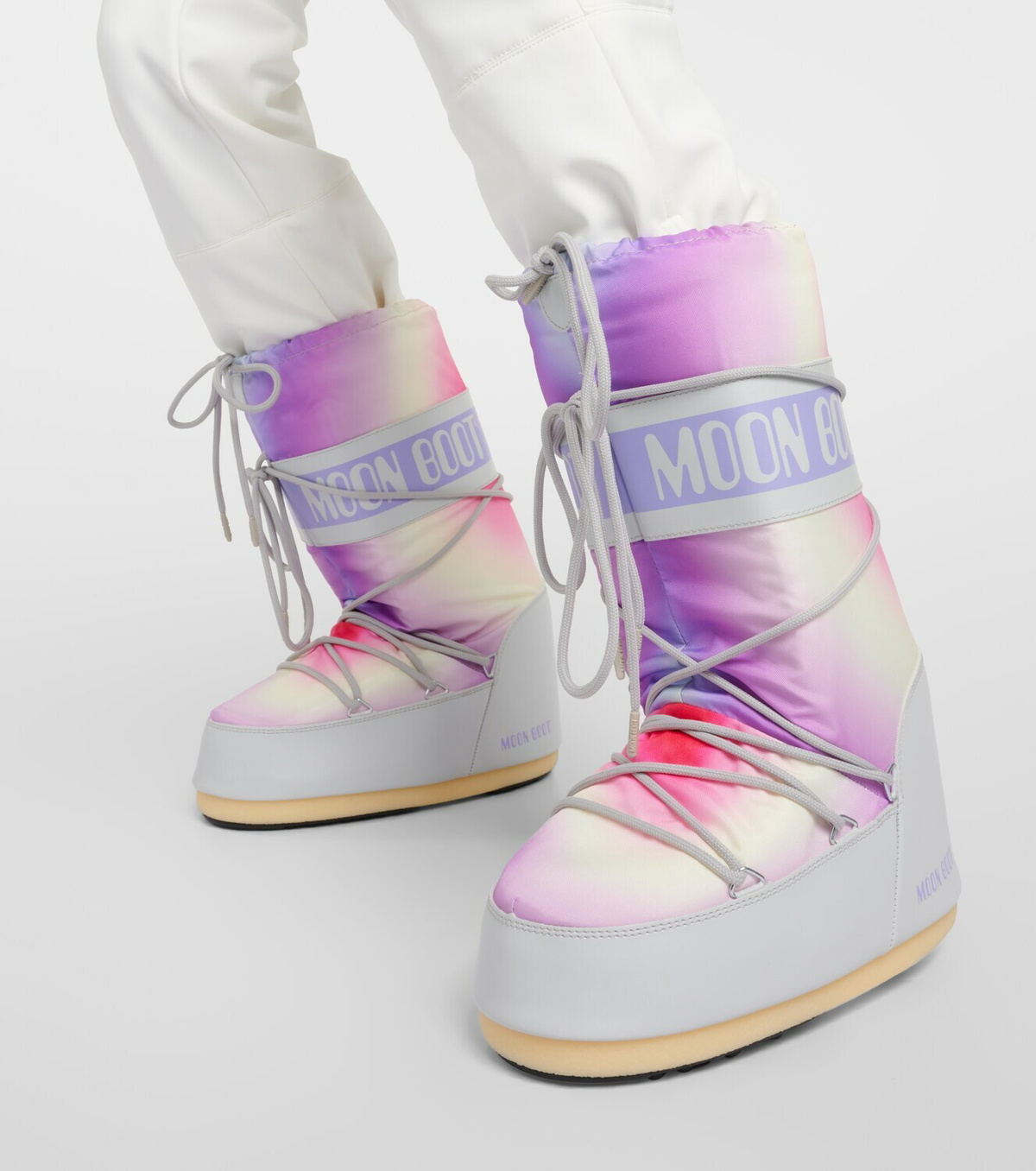 Moon Boot Icon tie-dye snow boots Moon Boot