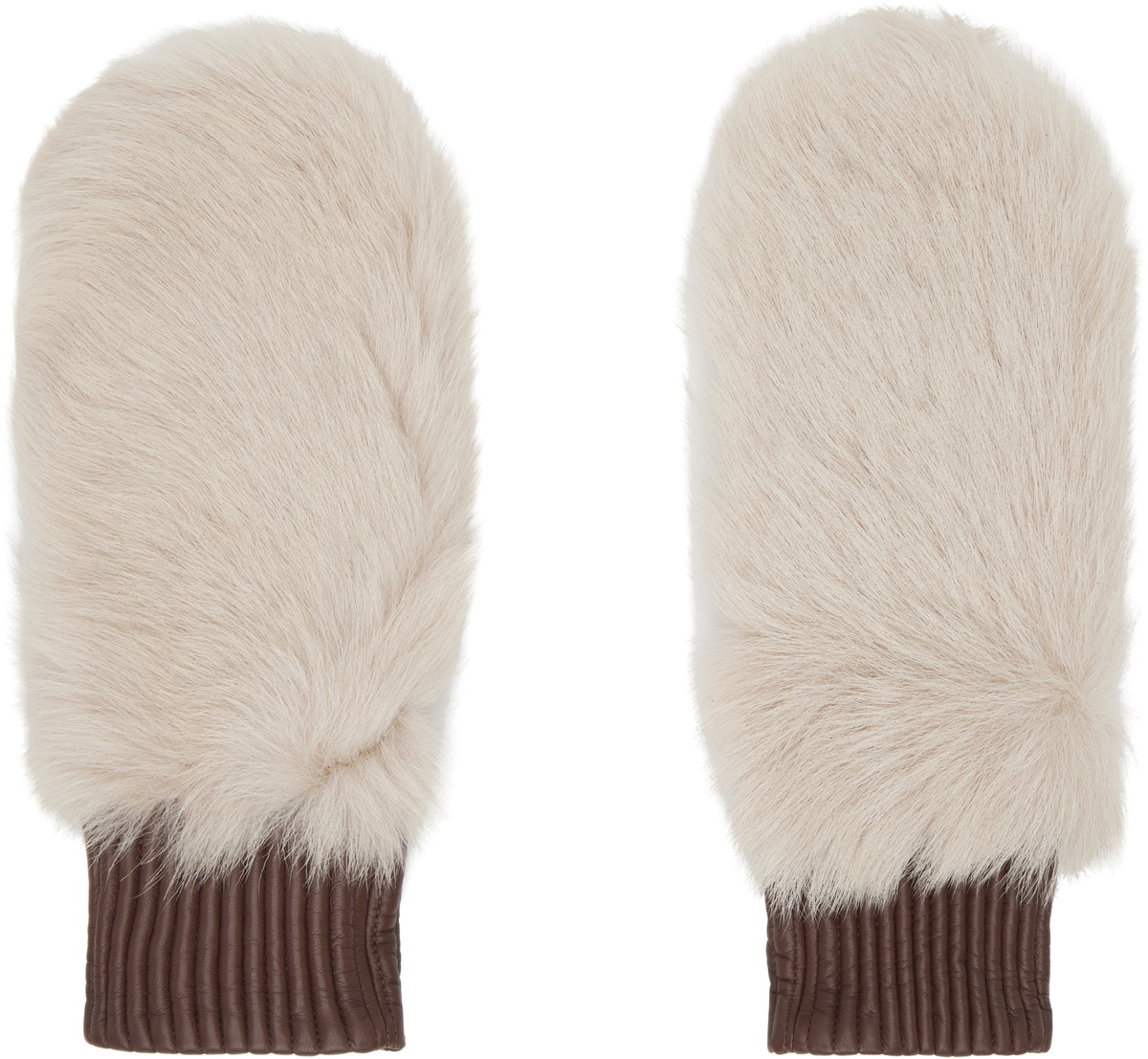 Tiger of Sweden Brown Chiro Leather Gloves Tiger of Sweden