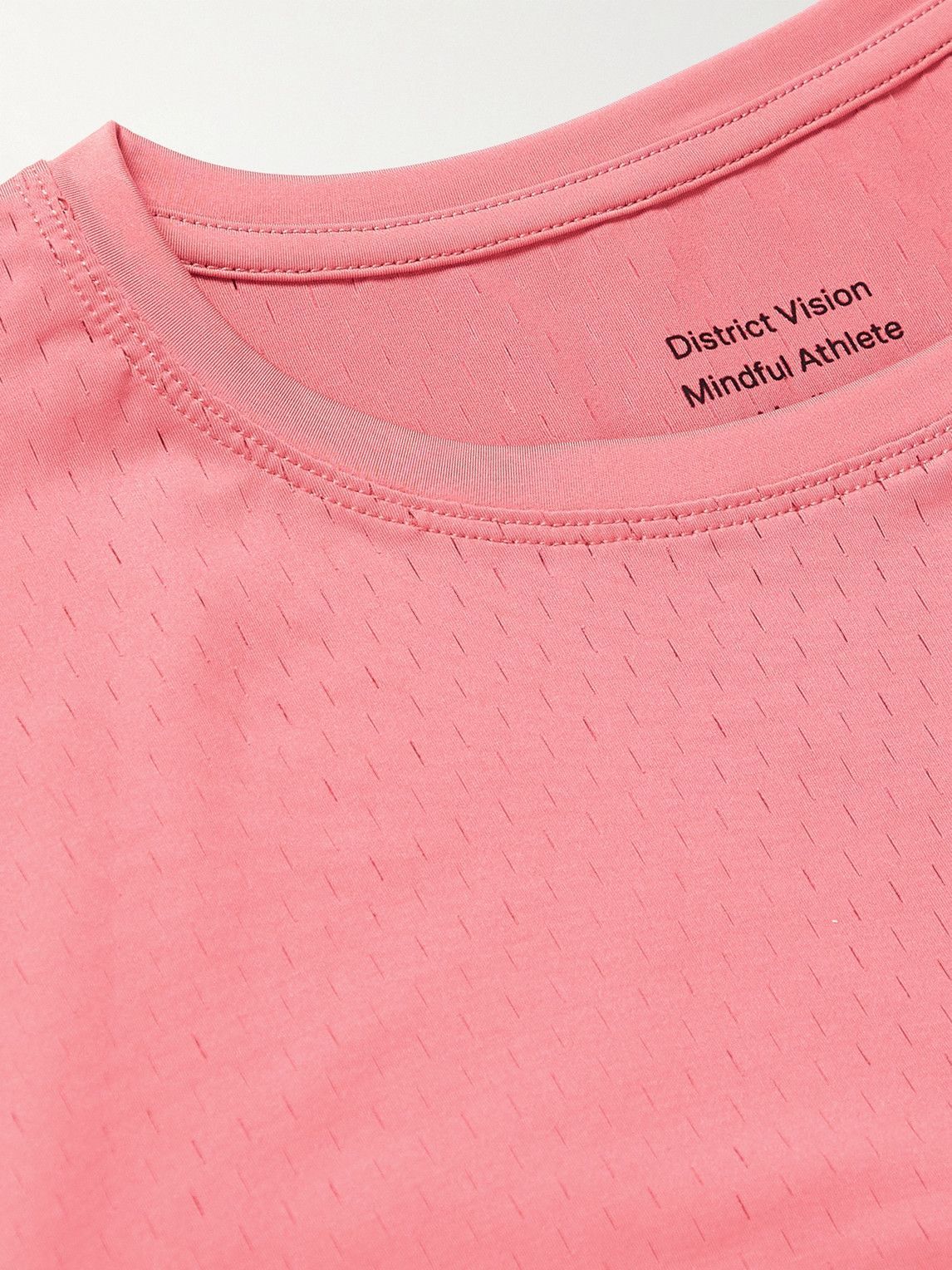 DISTRICT VISION - Air-Wear Stretch-Jersey T-Shirt - Red District Vision