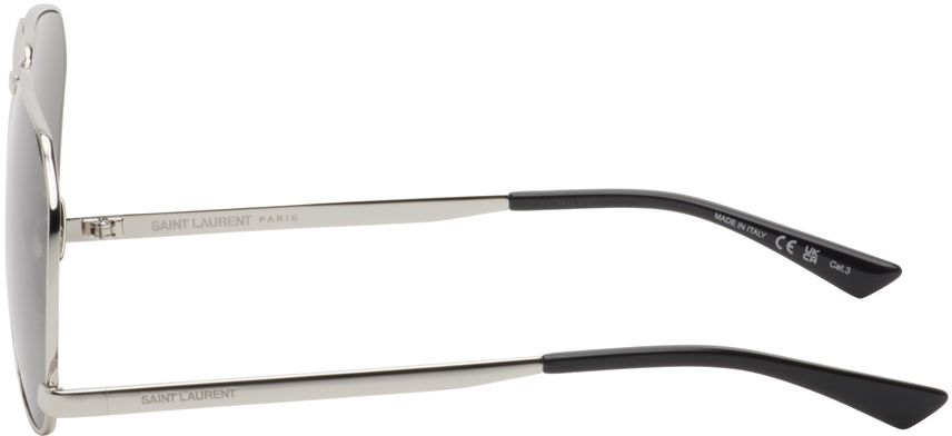 Saint Laurent Silver SL 690 Dust Sunglasses Saint Laurent
