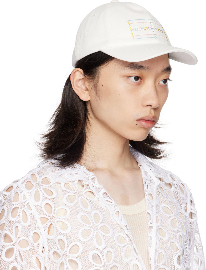 Casablanca White Pastel Court Cap Casablanca