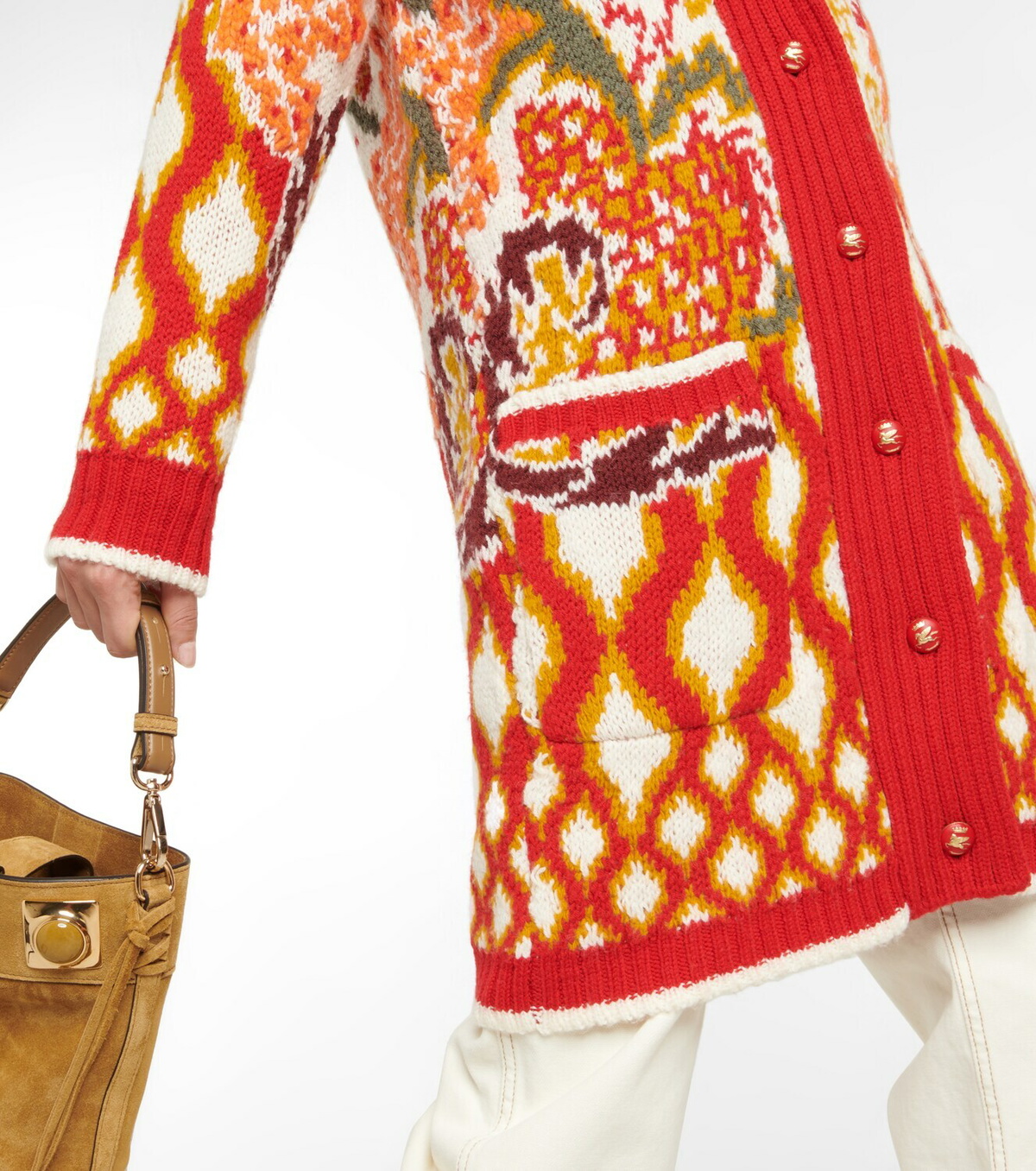 Etro - Jacquard wool-blend cardigan Etro