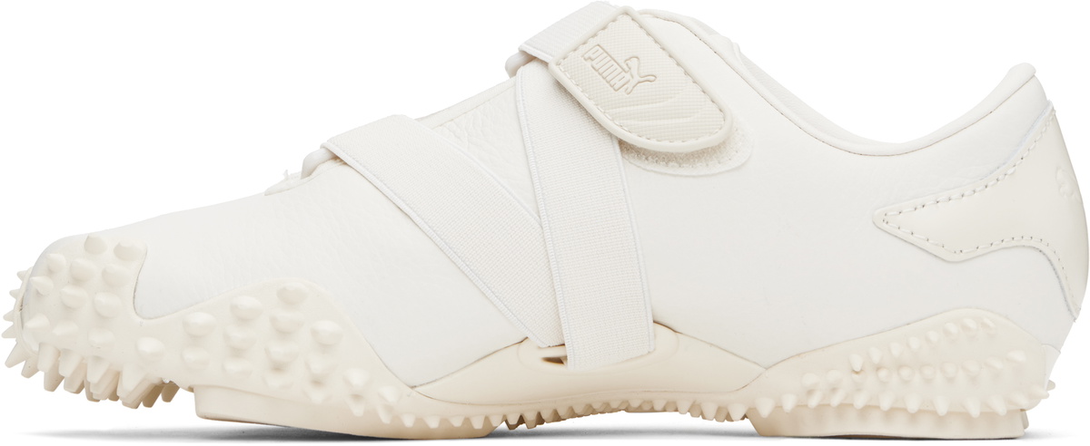 PUMA White Mostro Leather Sneakers Puma