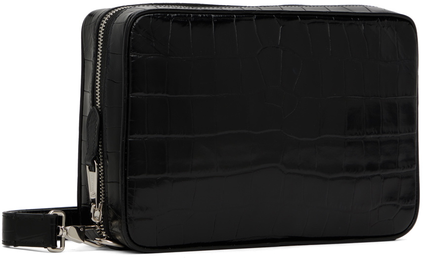 Burberry Black Croc Pouch Burberry