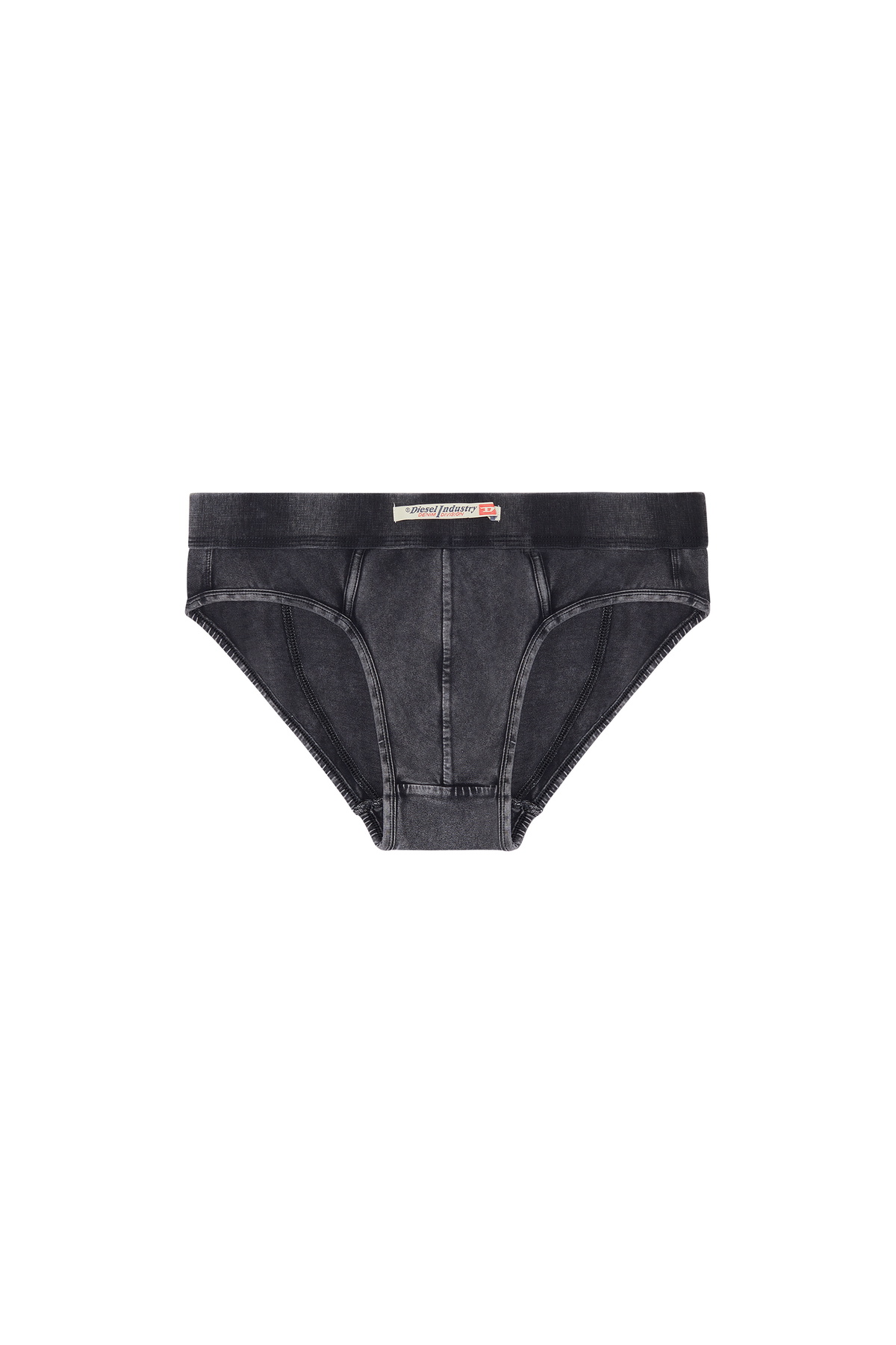 Diesel Briefs in denim-effect cotton - Briefs Mens in Black Diesel