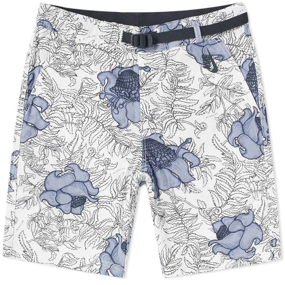 NikeLab Floral Short Blue NikeLab