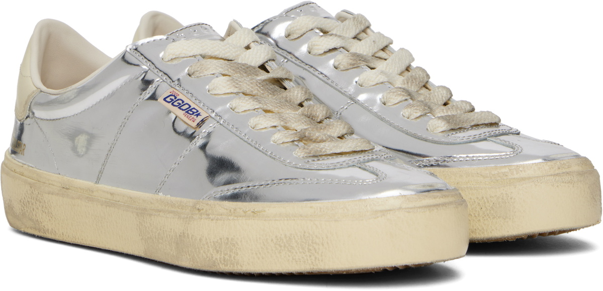 Golden Goose Silver Soul Star Sneakers Golden Goose Deluxe Brand