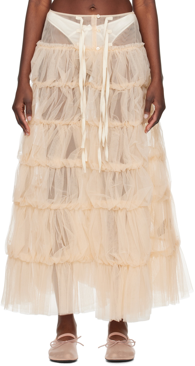 Renaissance Renaissance Pink Grenade Maxi Skirt Renaissance Renaissance