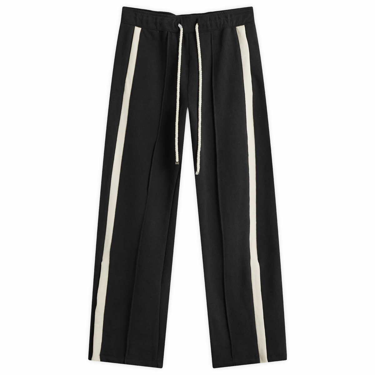 Nahmias Men's P.E. Heavy Cotton Track Pants in Worn Black Nahmias