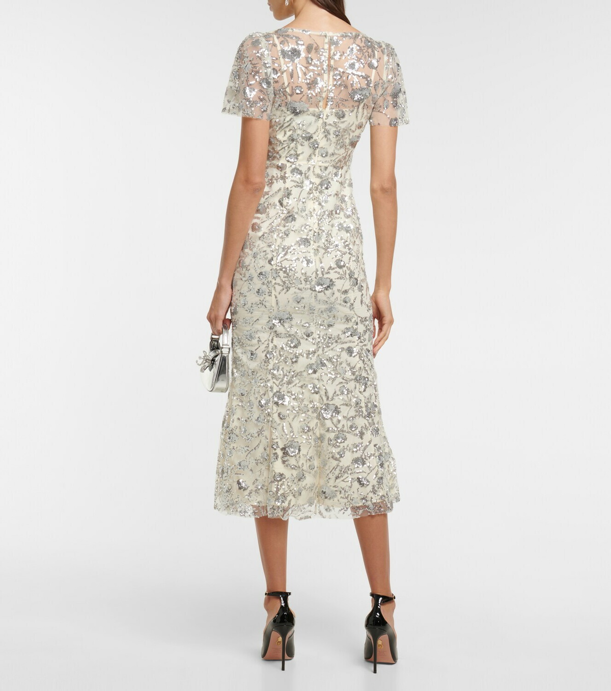 Self-Portrait Sequined midi dress Self-Portrait