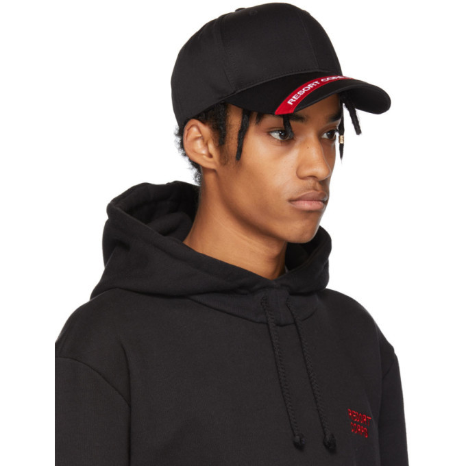 Resort Corps Black and Red Patrol Cap Resort Corps