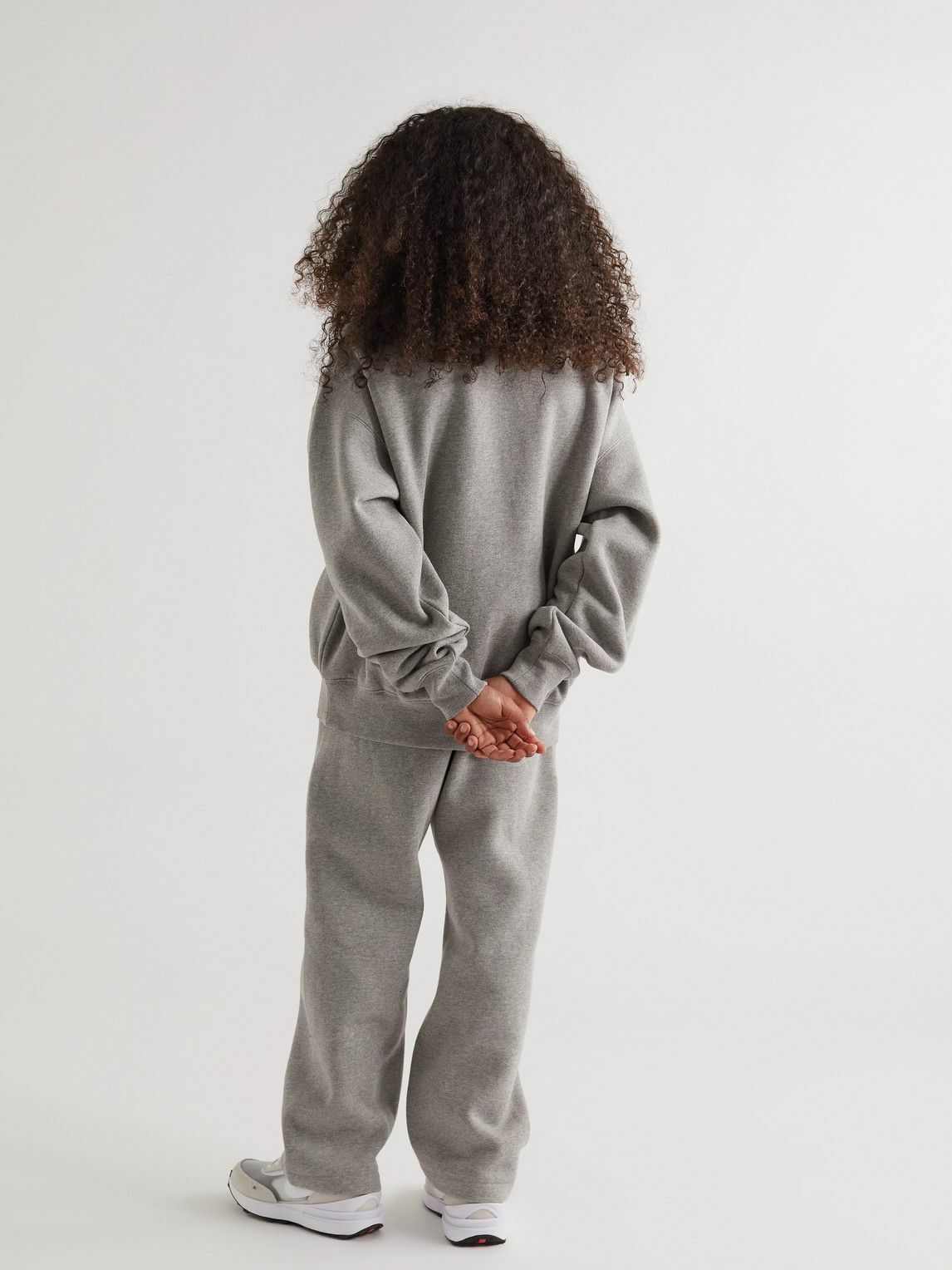 Fear of God Essentials Kids - Logo-Flocked Cotton-Blend Jersey ... Fear of God Essentials Kids - Logo-Flocked Cotton-Blend Jersey ...