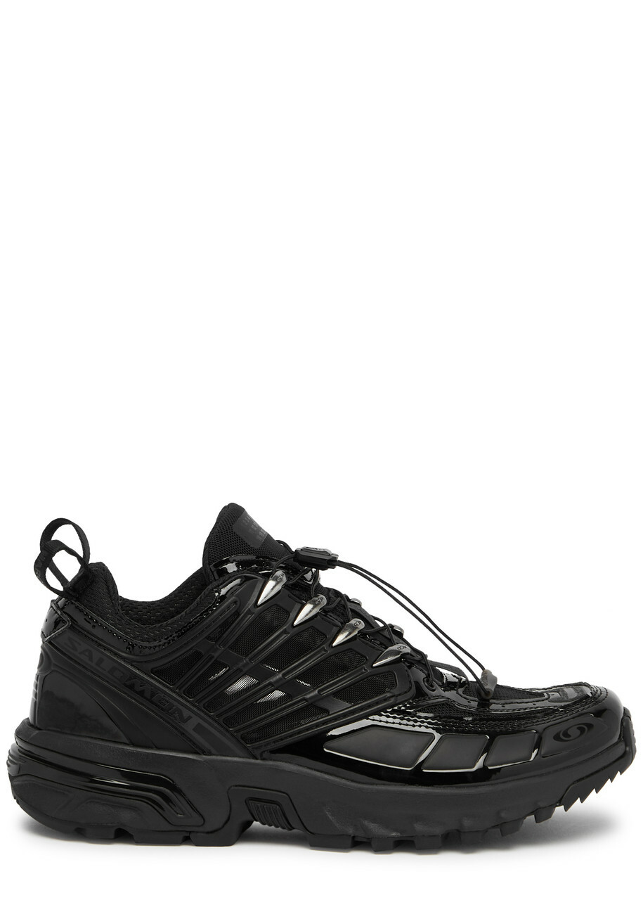 MM6 X Salomon Acs Pro Panelled Mesh Sneakers Black MM6 Maison Margiela