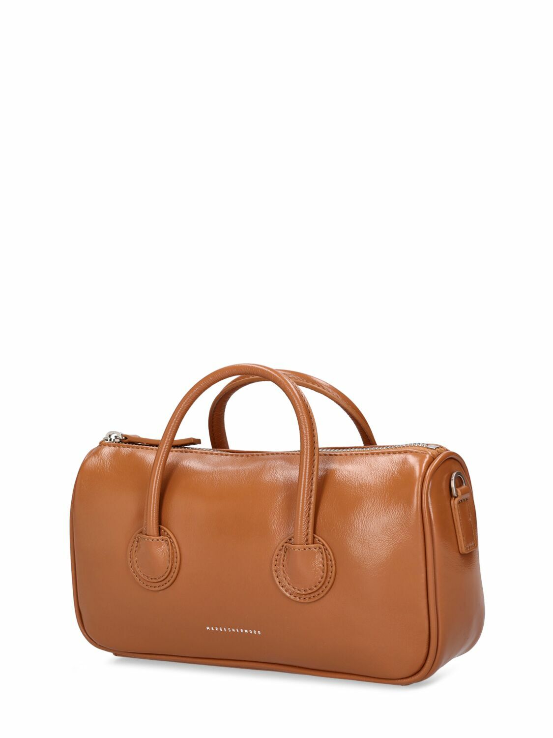 MARGE SHERWOOD - Small Zipper Leather Top Handle Bag Marge Sherwood
