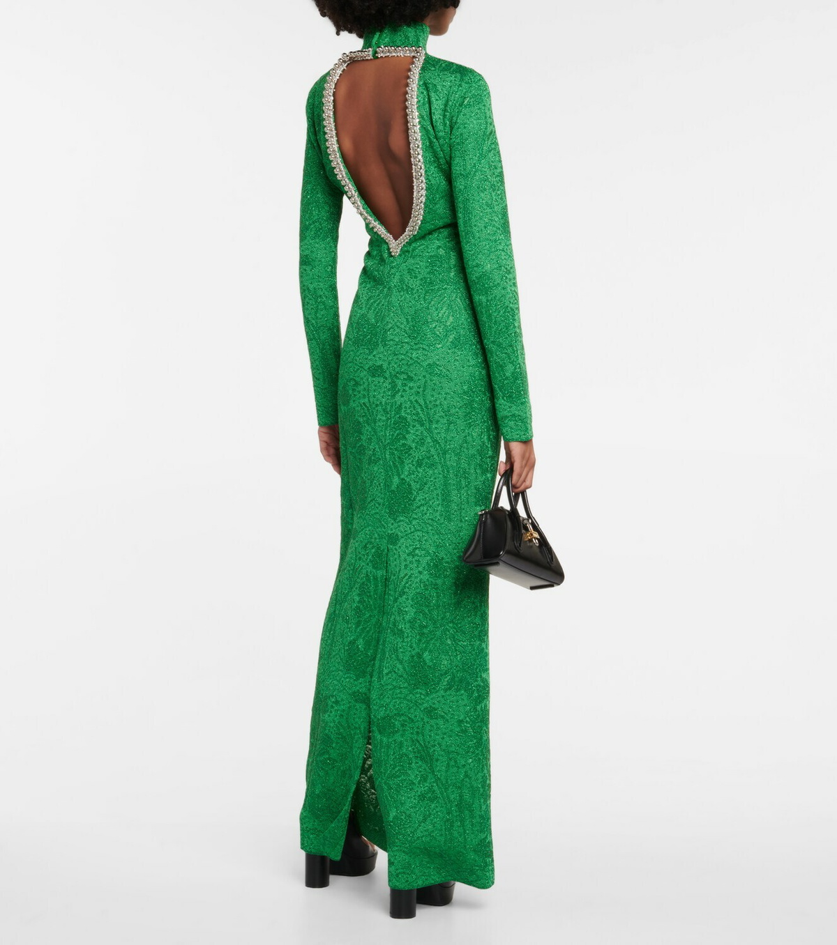 Givenchy Embellished floral jacquard Lurex® gown' Givenchy