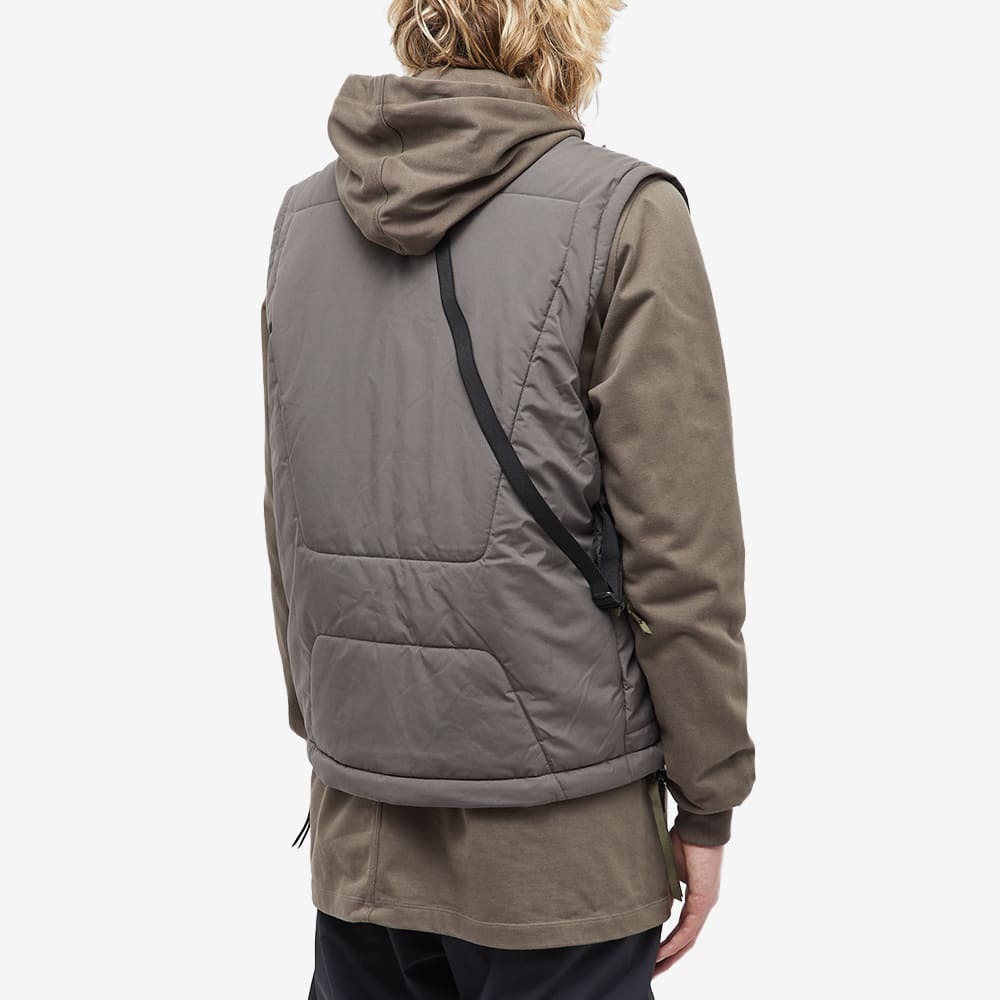 Acronym Men's Windstopper® PrimaLoft® Modular Liner Vest in Grey Acronym