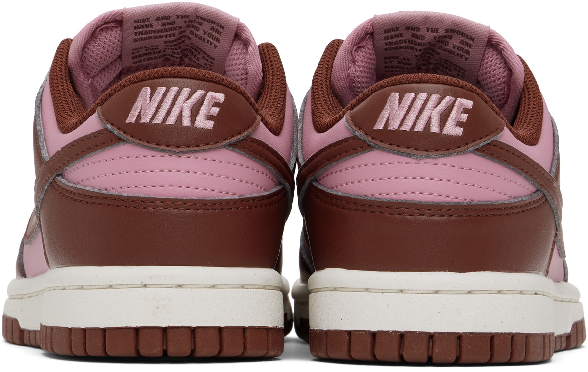 Nike Pink & Brown Dunk Low Next Nature Sneakers Nike