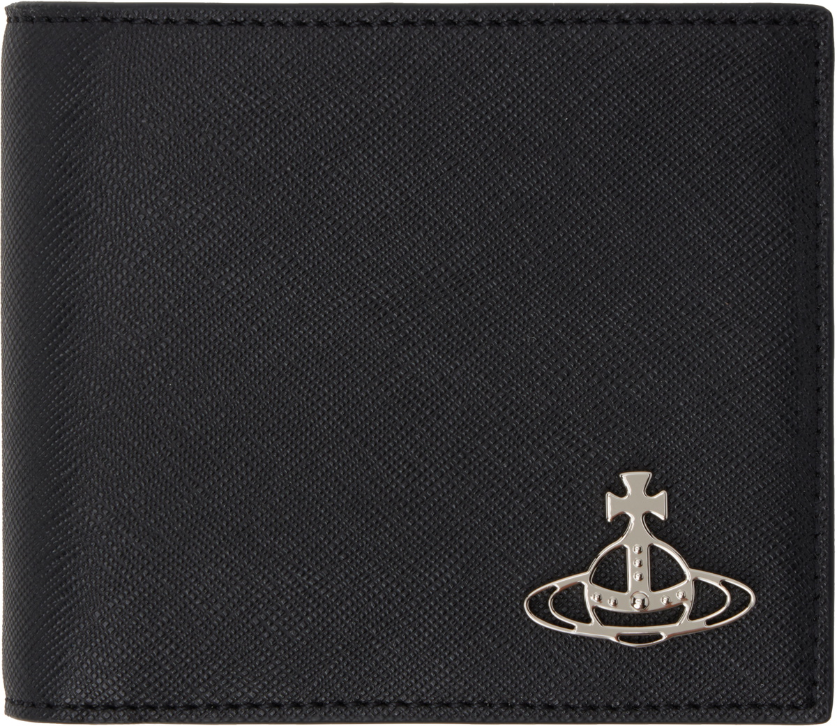 Vivienne Westwood Black Billfold Wallet Vivienne Westwood