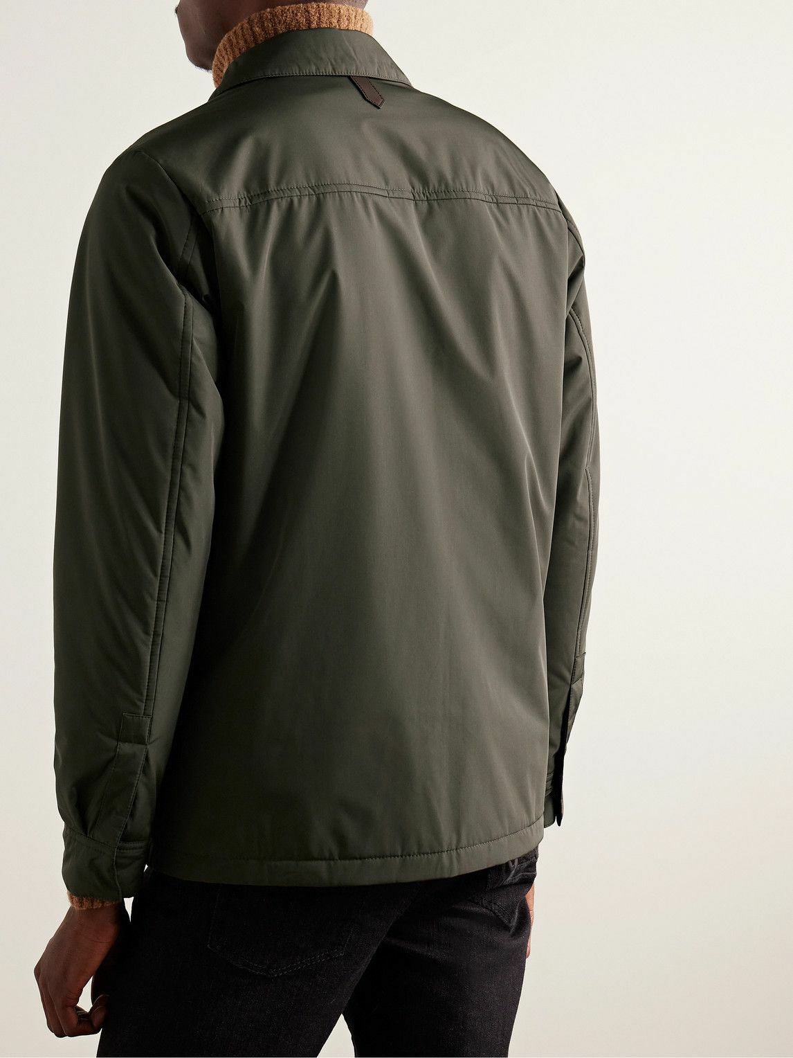 Canali - Padded Shell Shirt Jacket - Green Canali