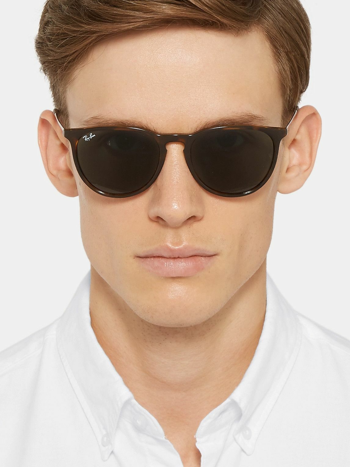 Ray Ban Erika Round Frame Tortoiseshell Acetate Sunglasses Ray Ban