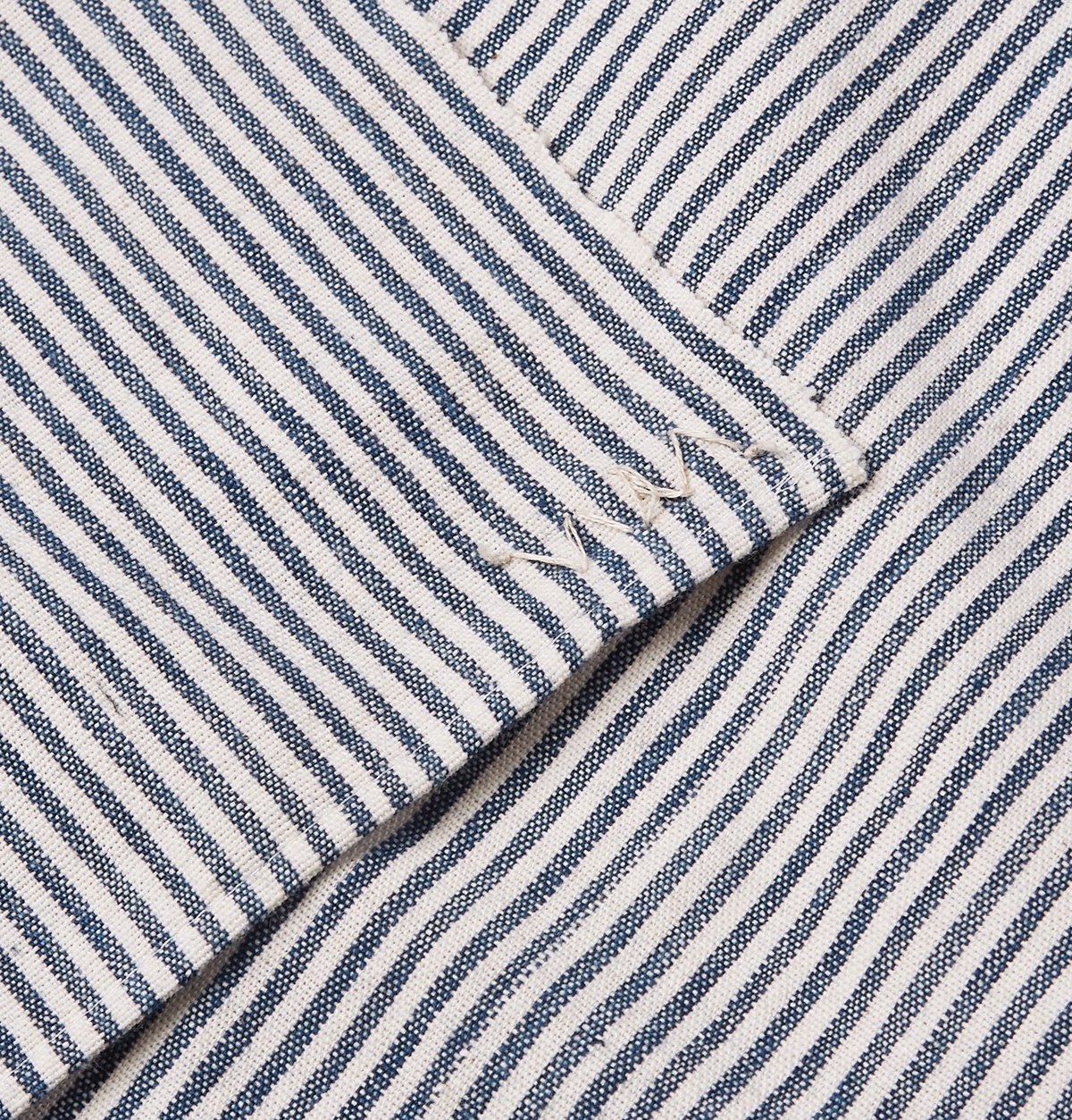 visvim - Striped Cotton Bandana - Blue Visvim