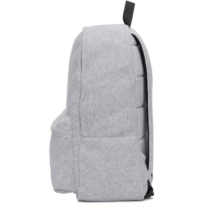 MSGM Grey Logo Jersey Backpack MSGM