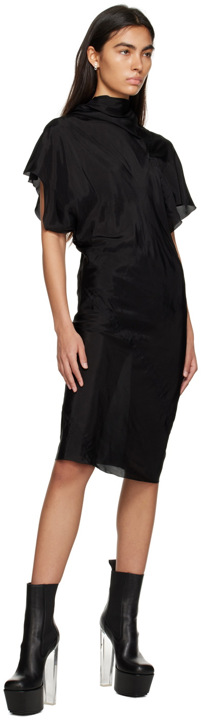 Rick Owens Black Seb Midi Dress Rick Owens
