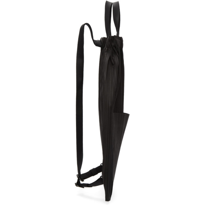 Pleats Please Issey Miyake Black Pleated Lightweight Backpack Pleats ...