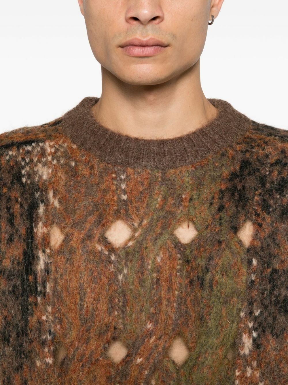 Feng Chen Wang Gradient Distressed Sweater Feng Chen Wang