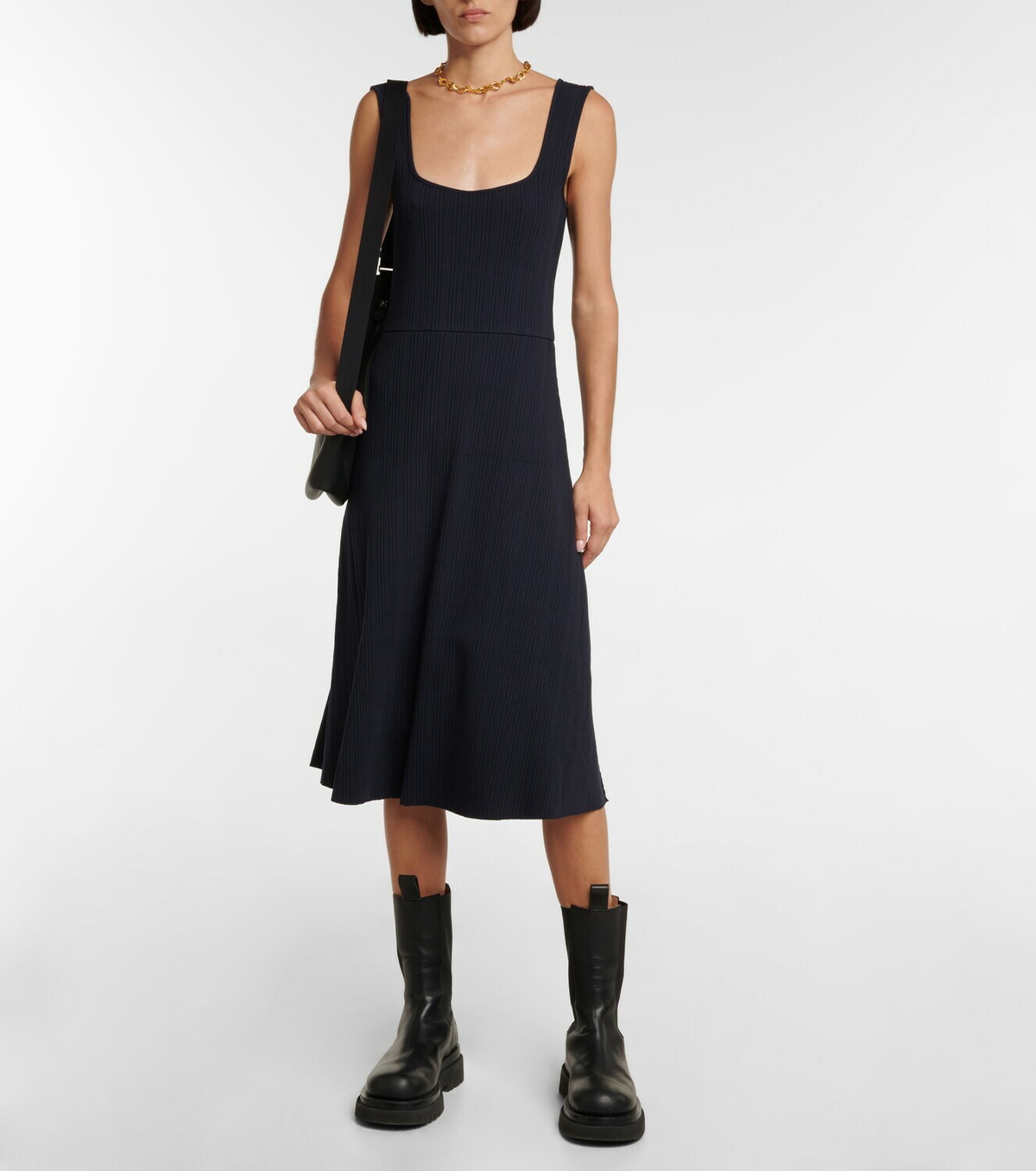 Vince - Rib-knit midi dress Vince