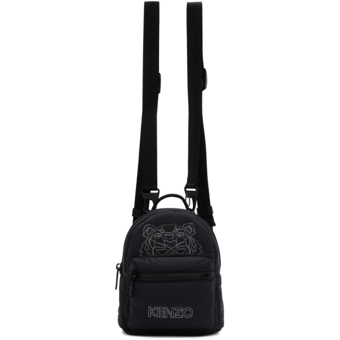Kenzo Black Mini Tiger Backpack Kenzo