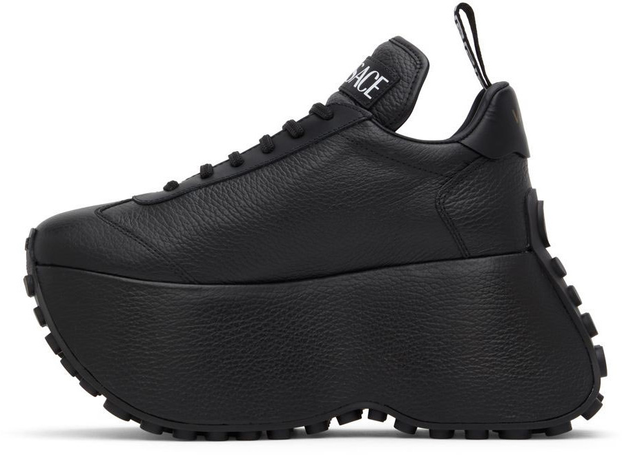 Versace Black Triplatform Sneakers Versace