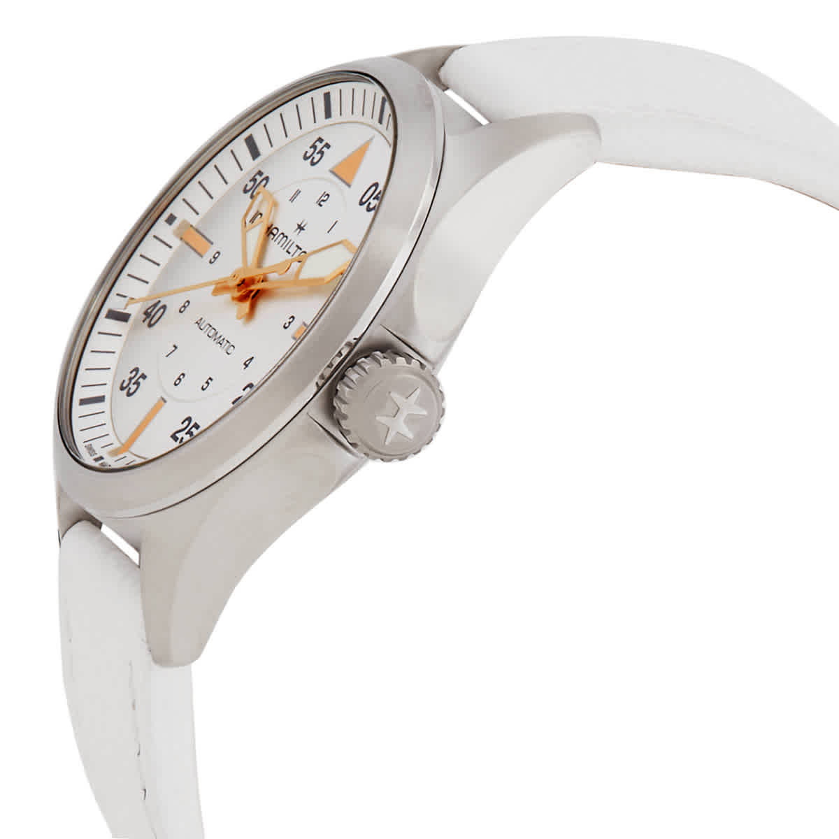 Hamilton Khaki Aviation Pilot Automatic Silver Dial Watch H76215850 ...