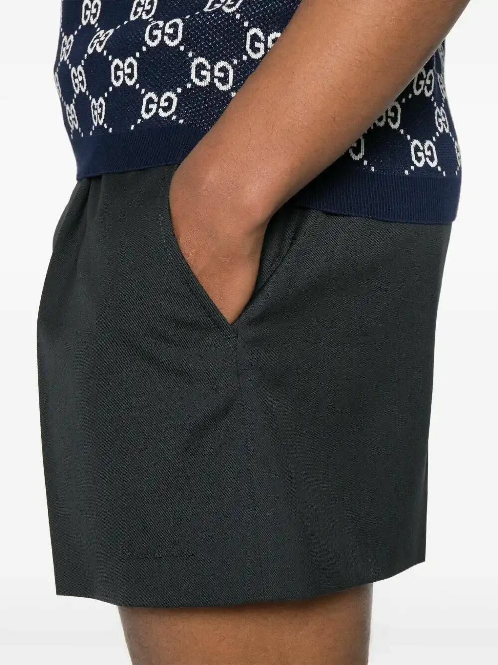 Gucci Wool Twill Shorts Gucci